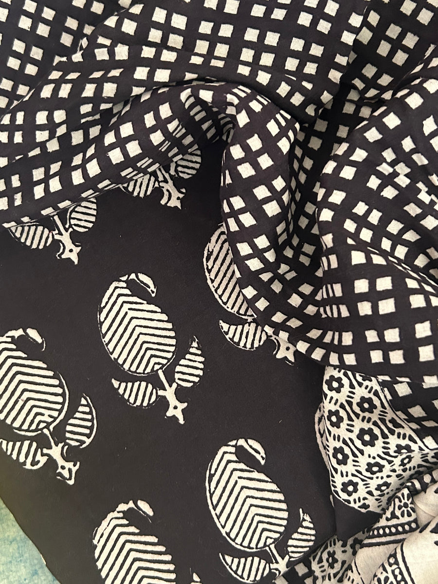 Natural Dyed Bagh Block Print Cotton Suit – TheWardrobeStories